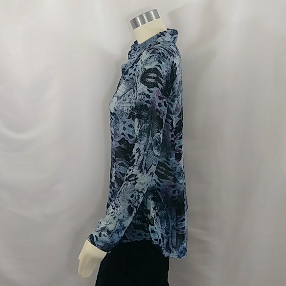 CAbi | Tops | Cabi Python Print Hilo Blouse | Poshmark